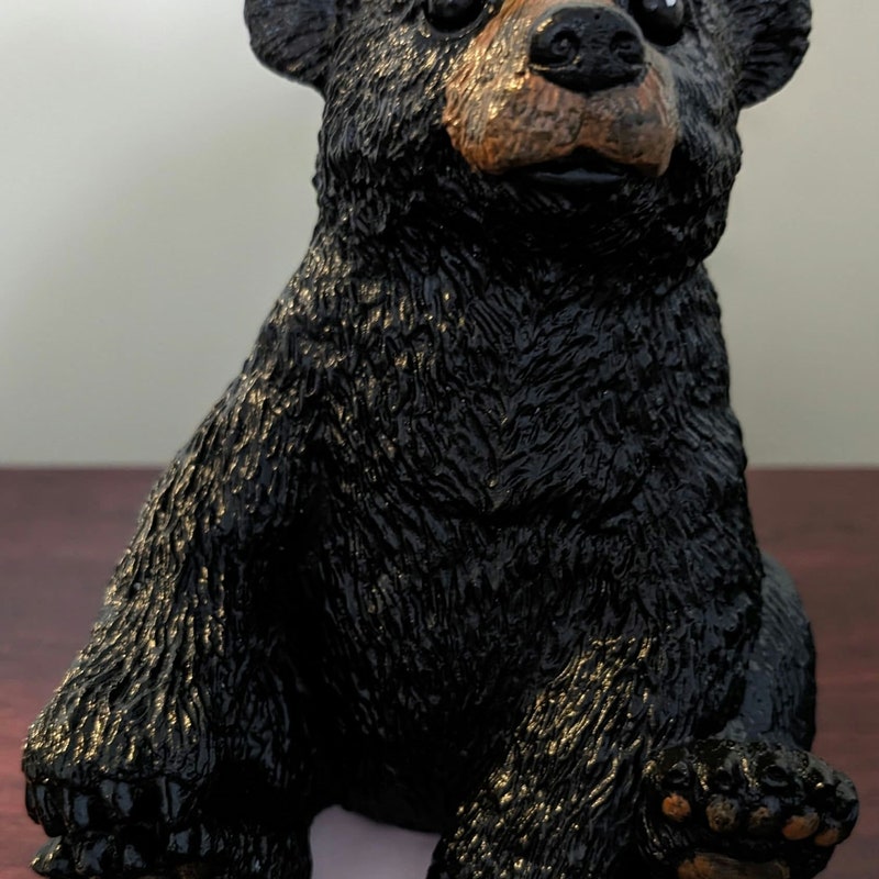 Concrete Bear Statue - Etsy