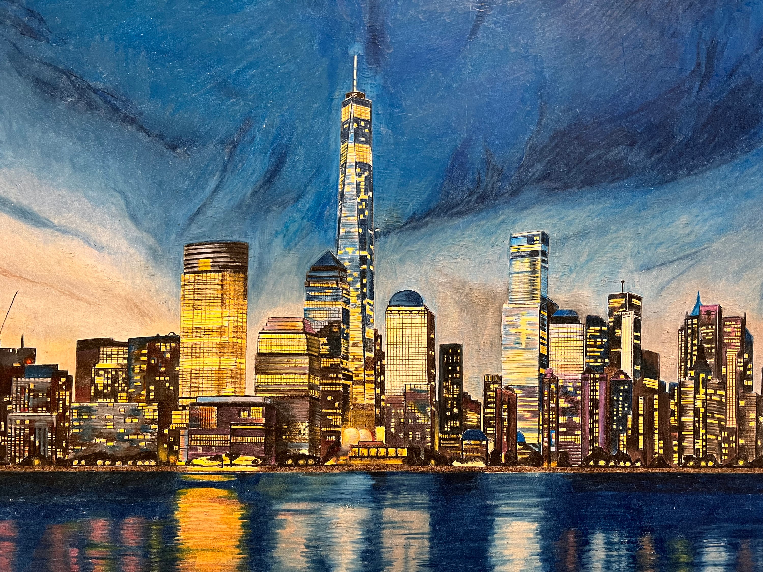 Hyper-realistic Drawing of New York City - Etsy