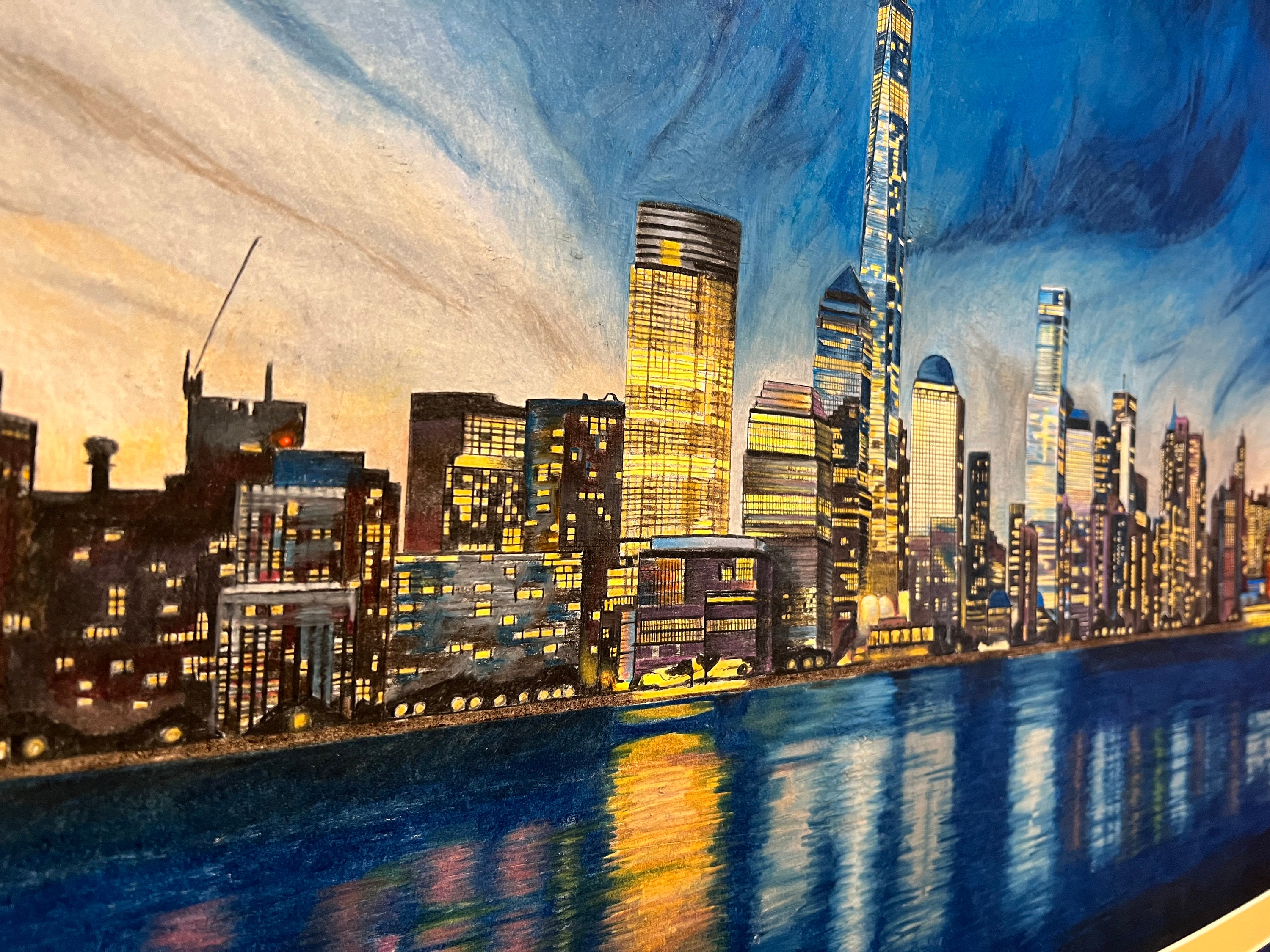 Hyper-realistic Drawing of New York City - Etsy