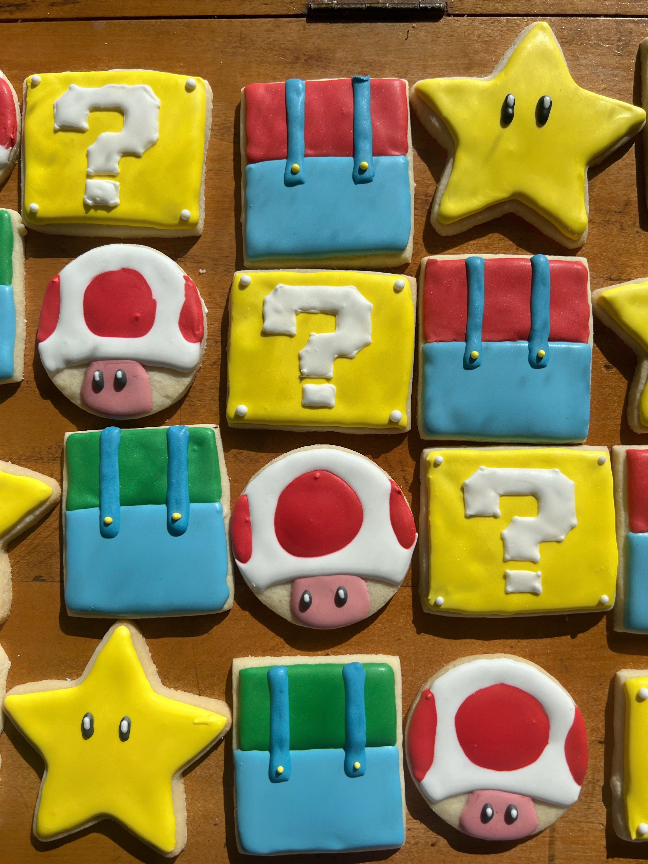 Super Mario Brothers Cookie Set/ Mario Decorated Cookies/ Birthday ...