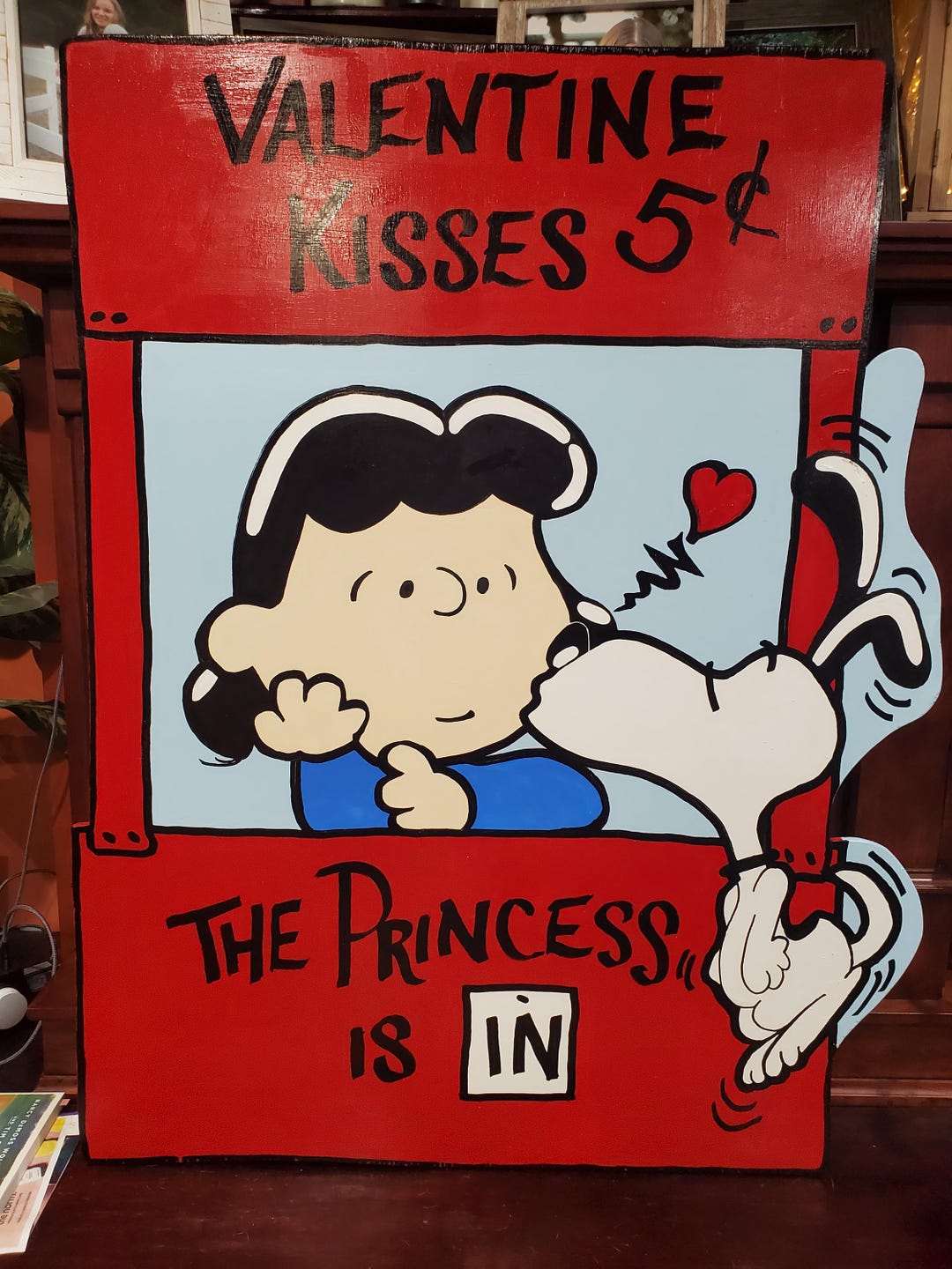 Charlie Brown Peanuts, Lucy & Snoopy, Valentine's Day Yard Decor ...