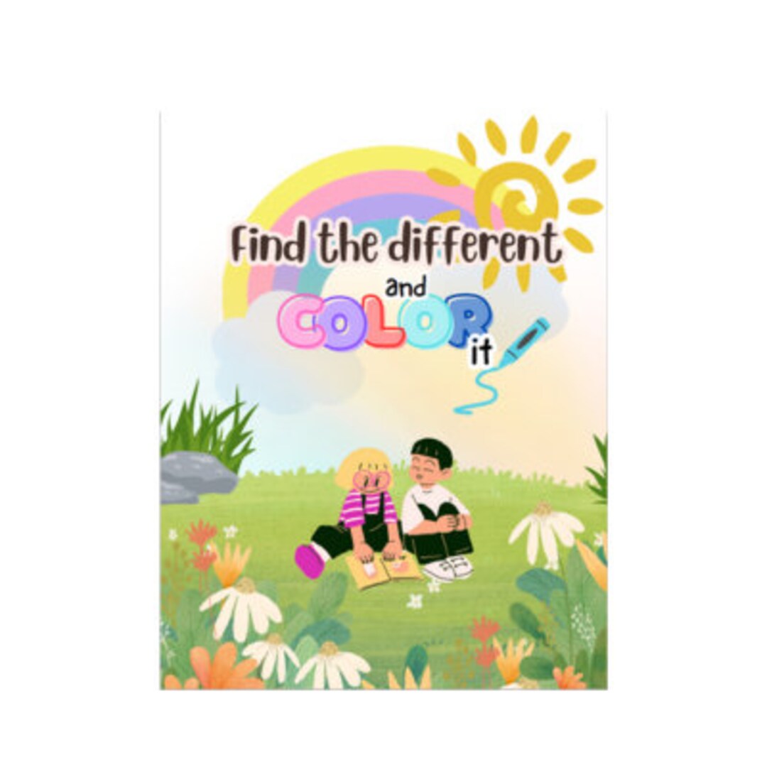 Find the Different and Color It - Etsy