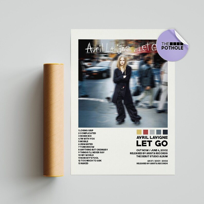 Avril Lavigne Posters / Let Go Poster / Album Cover Poster, Poster ...