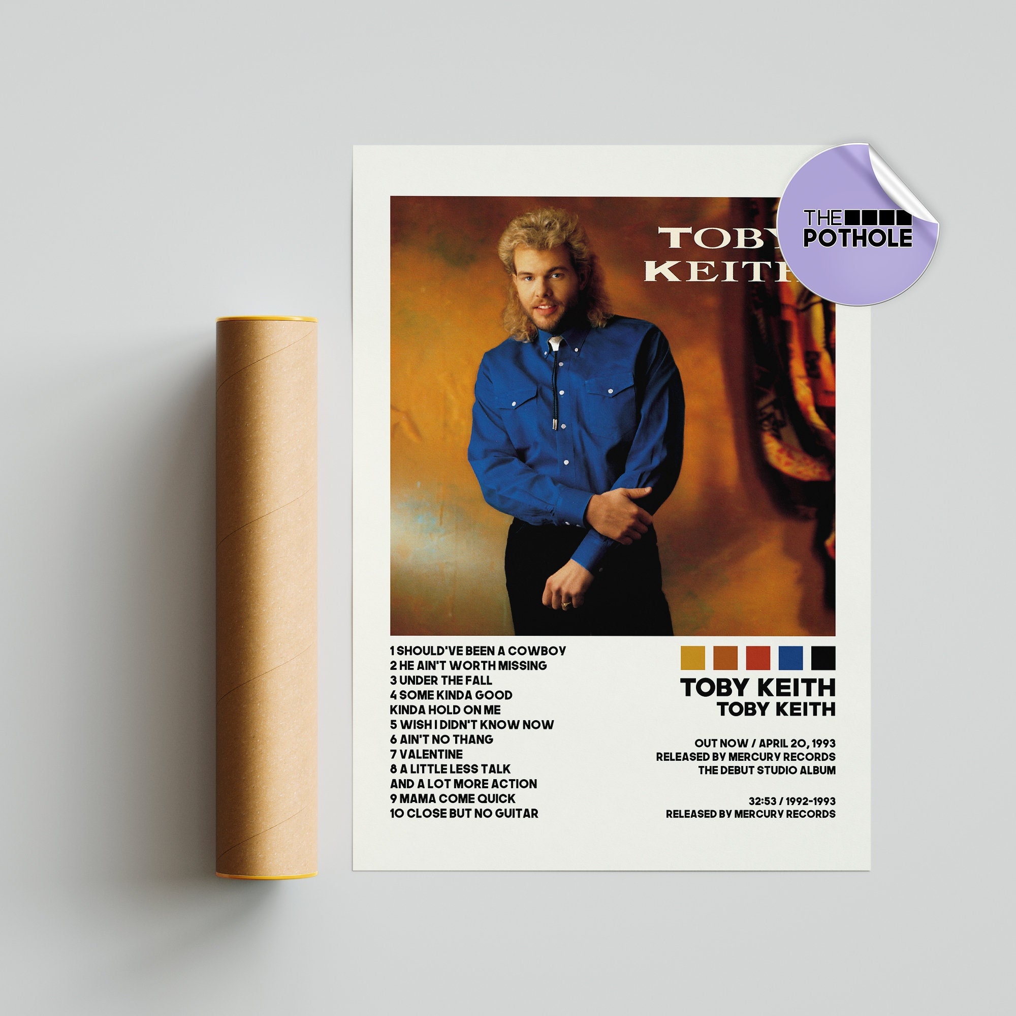 Toby Keith Posters / Toby Keith Poster / Toby Keith, Album Cover Poster ...