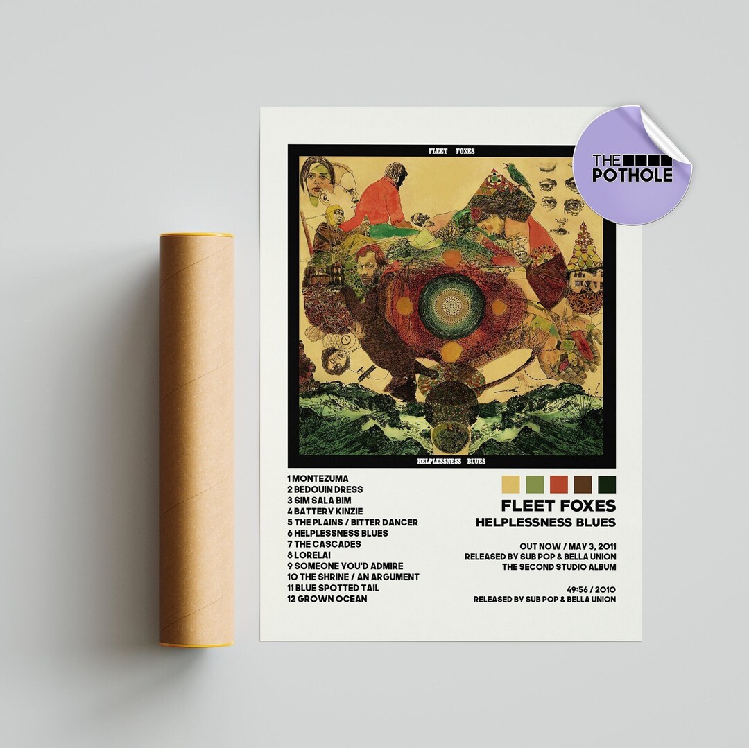 Fleet Foxes Posters / Helplessness Blues Poster / Fleet Foxes ...