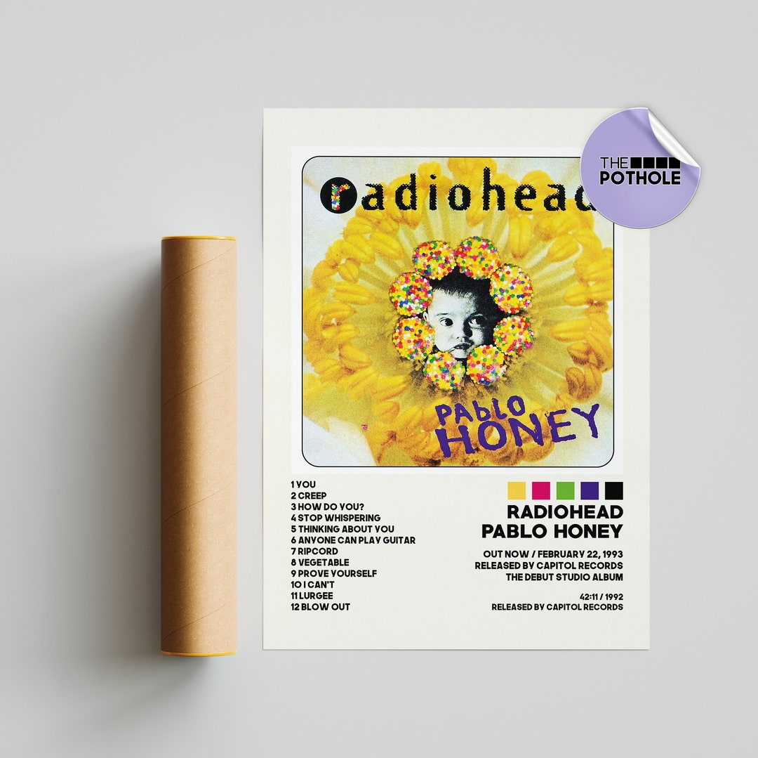 Radiohead Posters / Pablo Honey Poster / Album Cover Poster, Print Wall Art, Custom Poster, Home ...