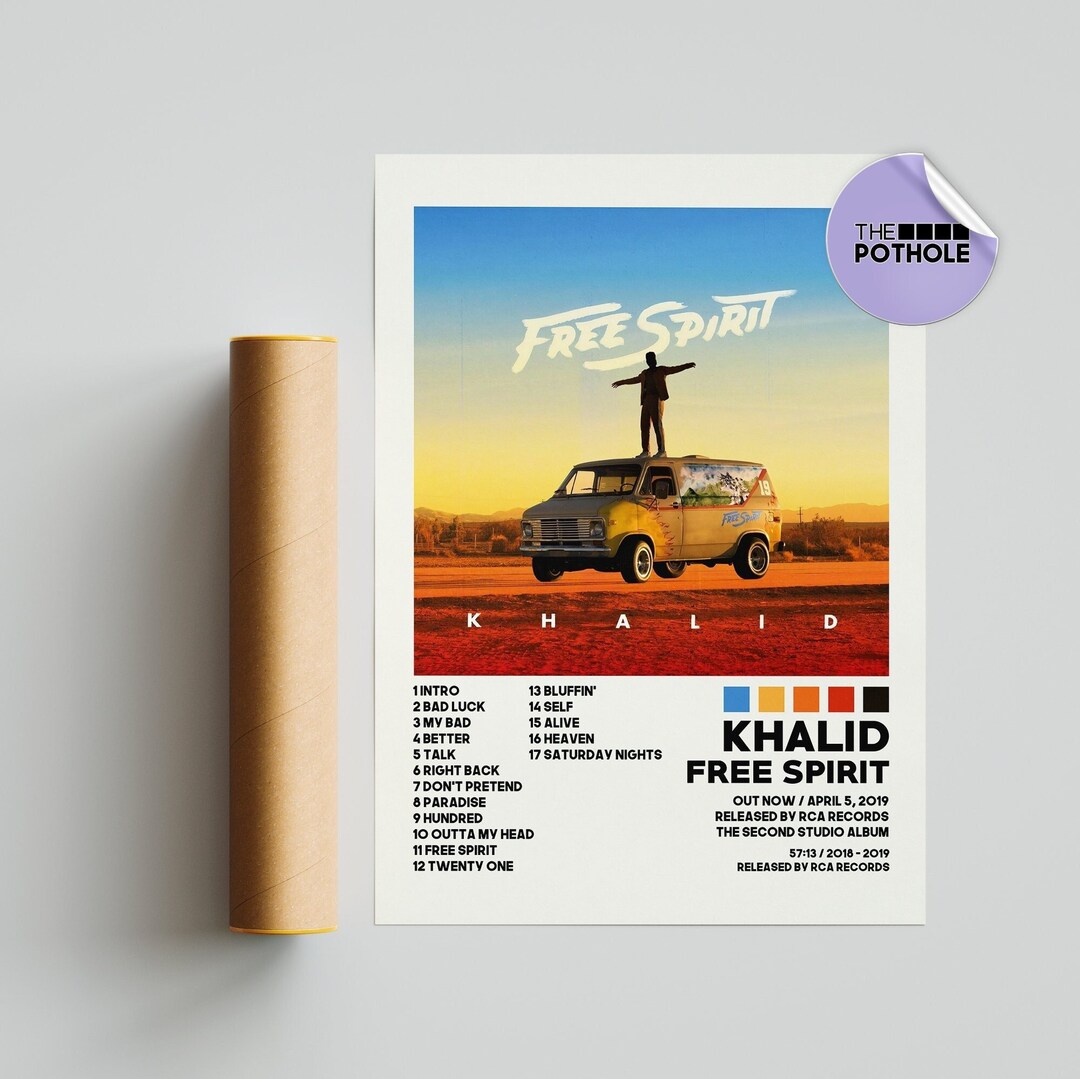Khalid Poster / Free Spirit Poster / American Teen, Album Cover Poster ...