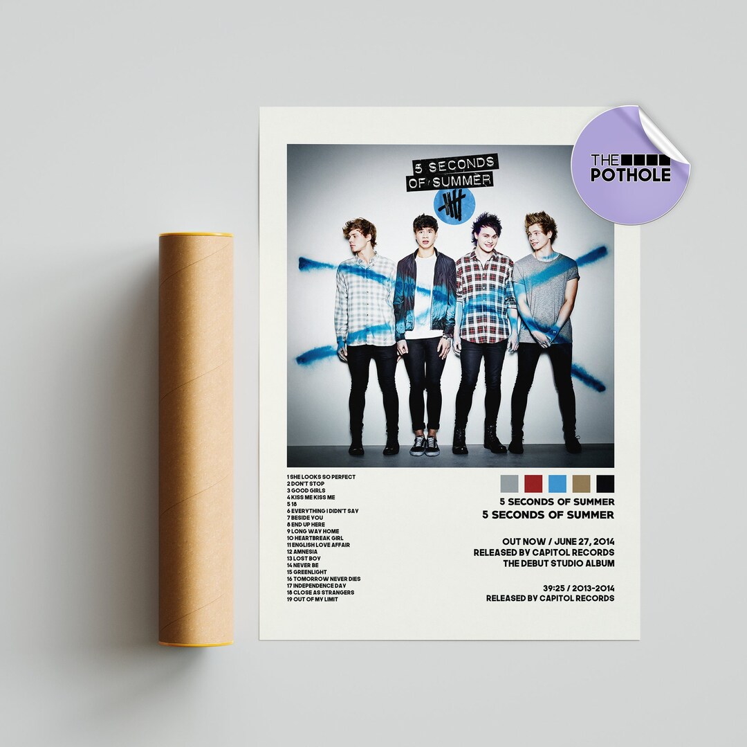 5 Seconds of Summer Posters / 5SOS Poster, Album Cover Poster / Poster ...