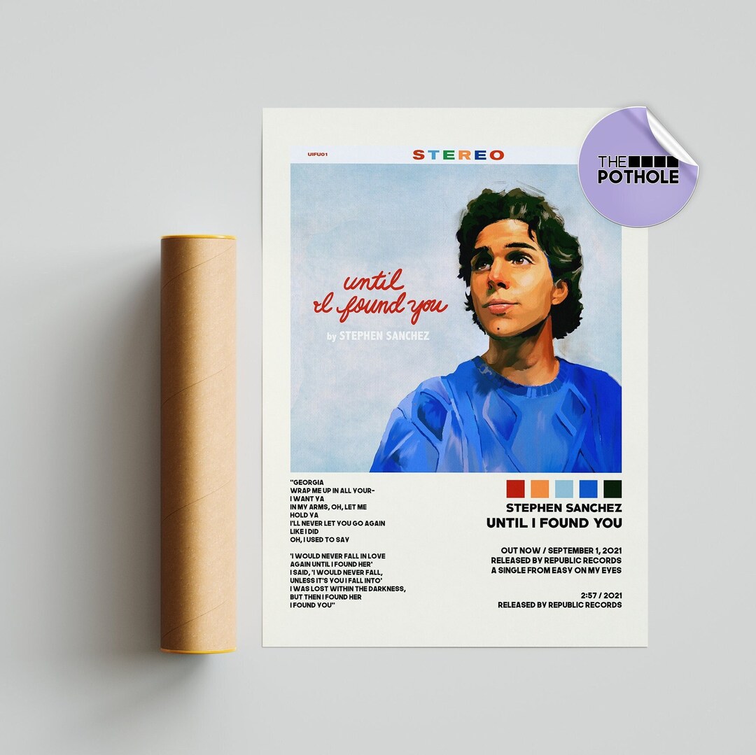 Stephen Sanchez Posters / Until I Found You Poster / Album Cover Poster ...