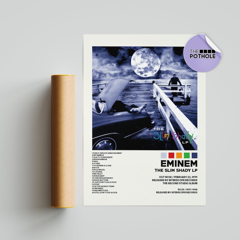 Eminem Posters / the Slim Shady LP Poster, Album Cover Poster Poster ...