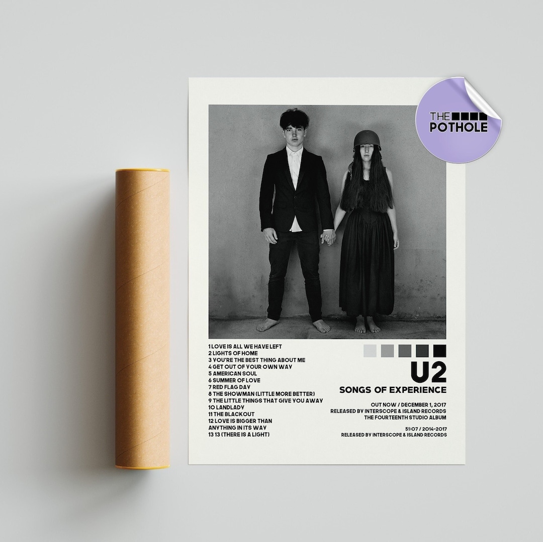 U2 Posters / Songs of Experience Poster / U2, the Joshua Tree, Album ...