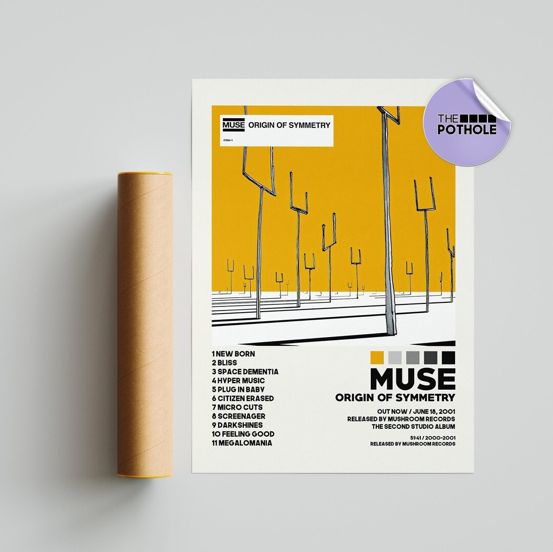 Muse Posters / Origin of Symmetry Poster / Muse, Album Cover Poster ...