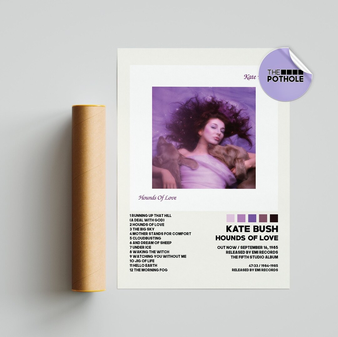 Kate Bush Posters / Hounds of Love Poster / Kate Bush, Hounds of Love ...