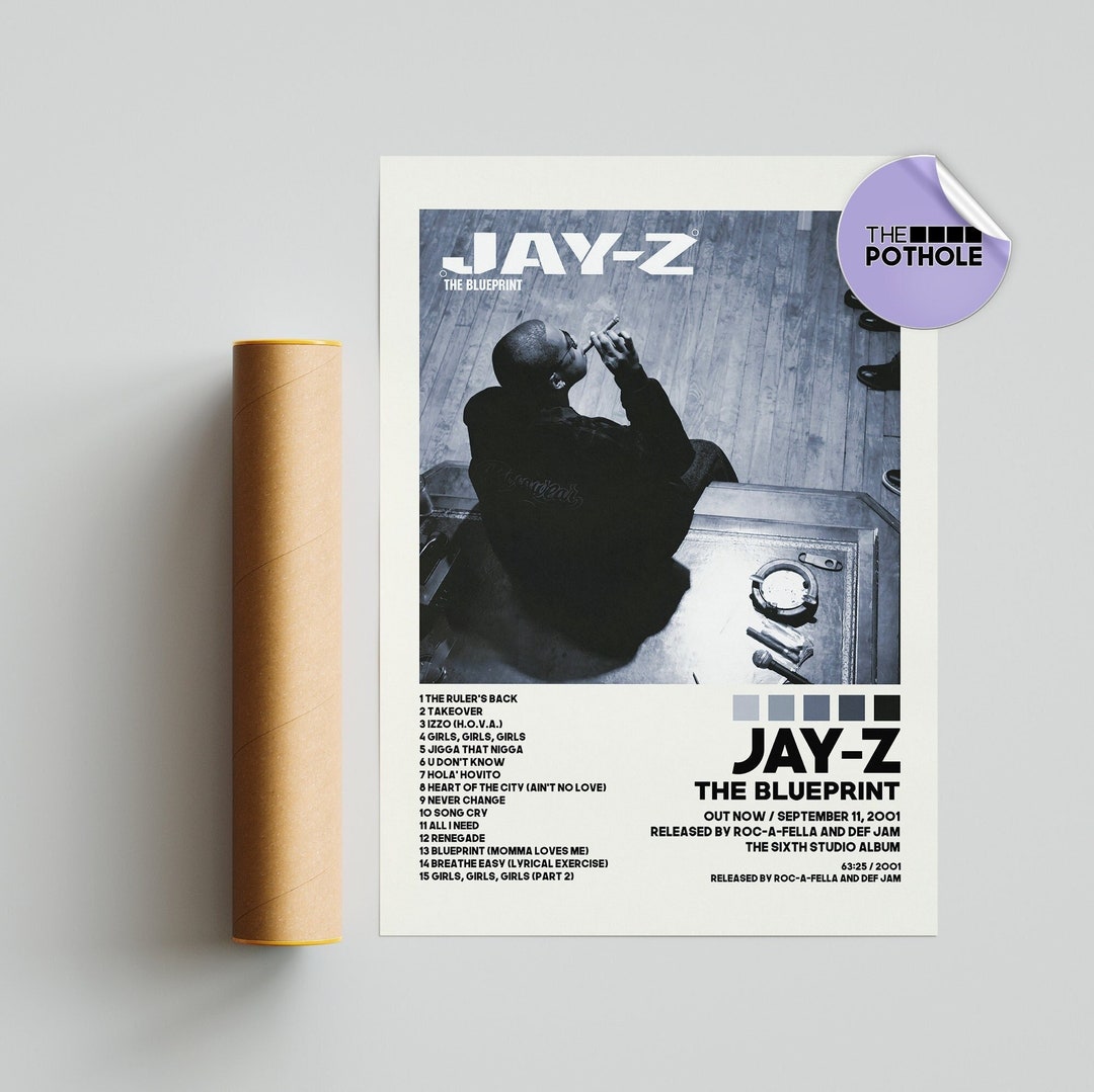 Jay Z Poster / the Blueprint Poster, Album Cover Poster Poster Print ...