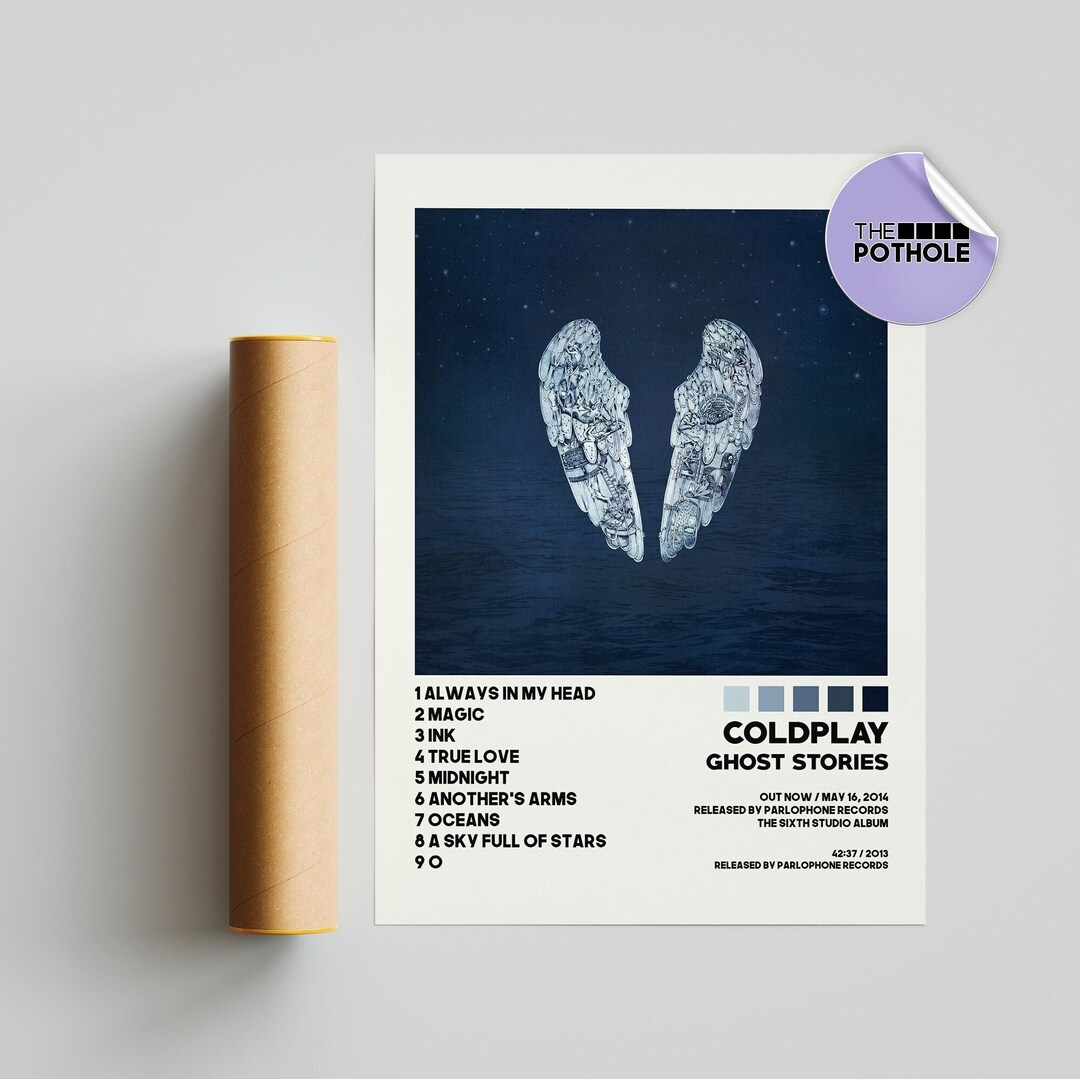 Coldplay Posters / Ghost Stories Poster, Album Cover Poster, Poster ...