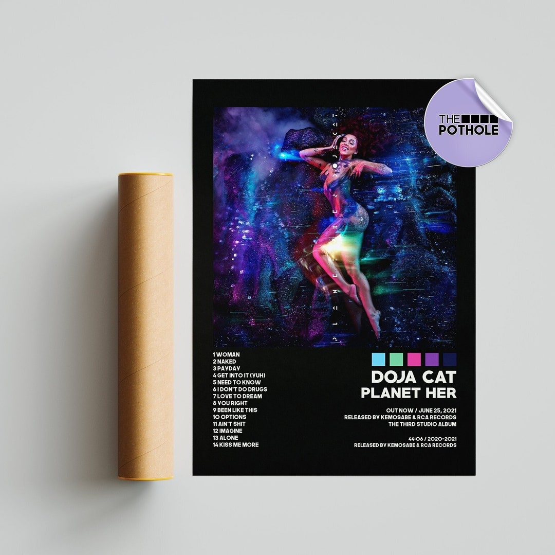 Doja Cat Posters / Planet Her Poster, Album Cover Poster, Poster Print ...