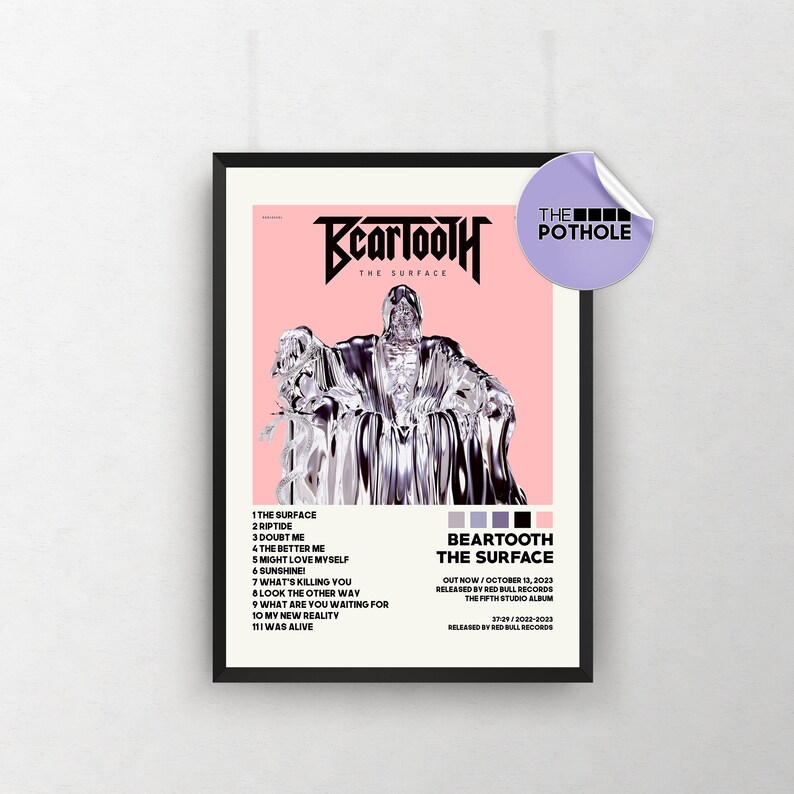Beartooth Posters / the Surfaceposter / the Surface Tracklist Poster ...
