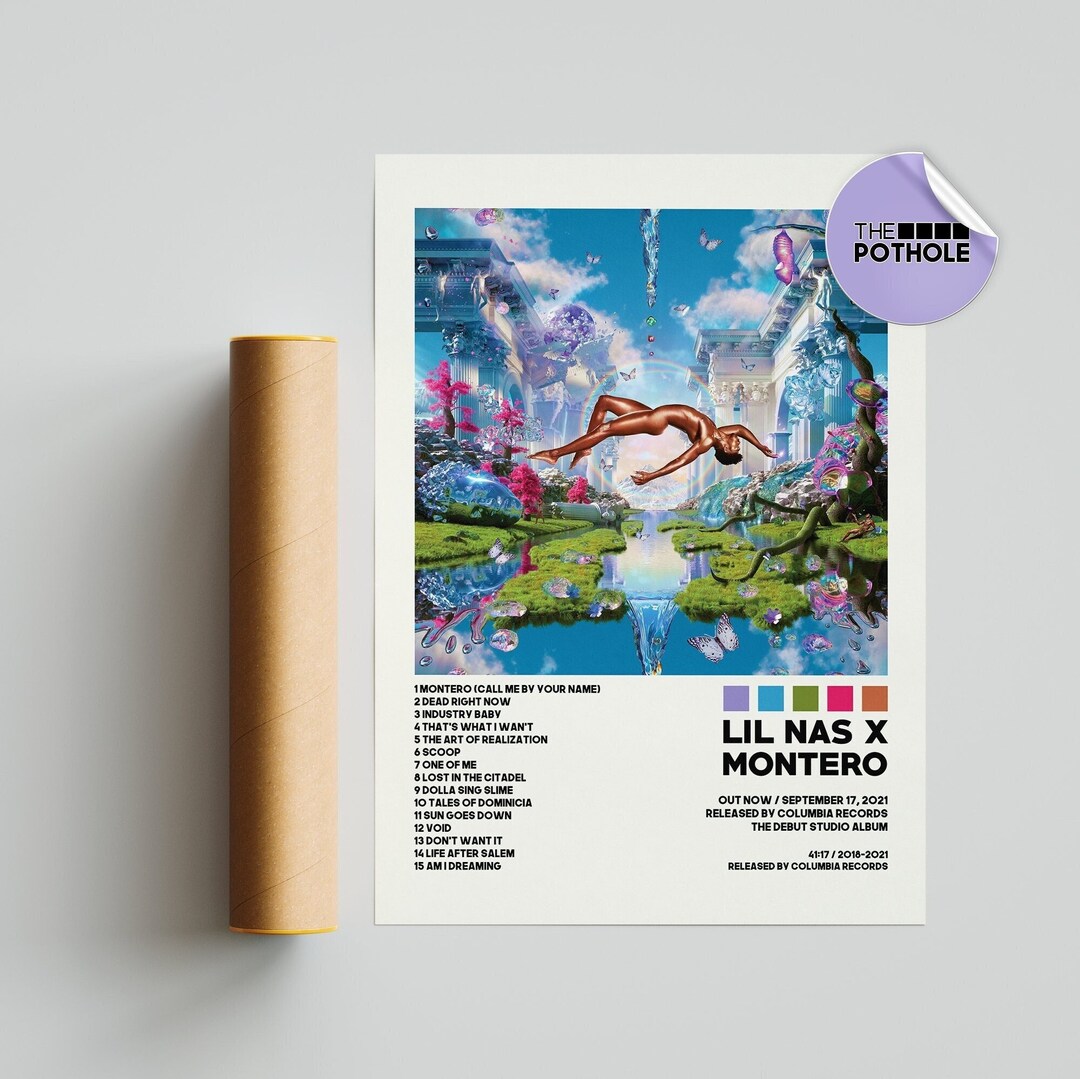 Lil Nas X Posters / Montero Poster / Lil Nas X, Montero / Album Cover ...