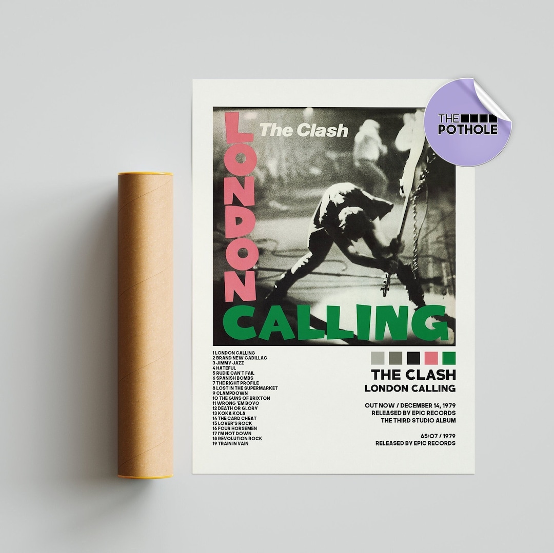 The Clash Posters / London Calling Poster / the Clash, London Calling ...