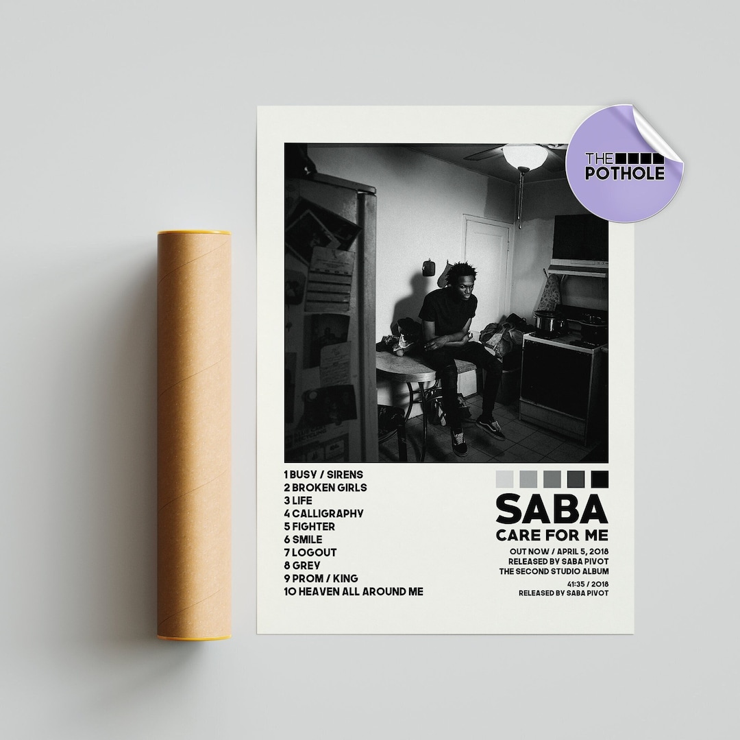 Saba Poster / Care for Me Poster / Album Cover Poster, Poster Print ...