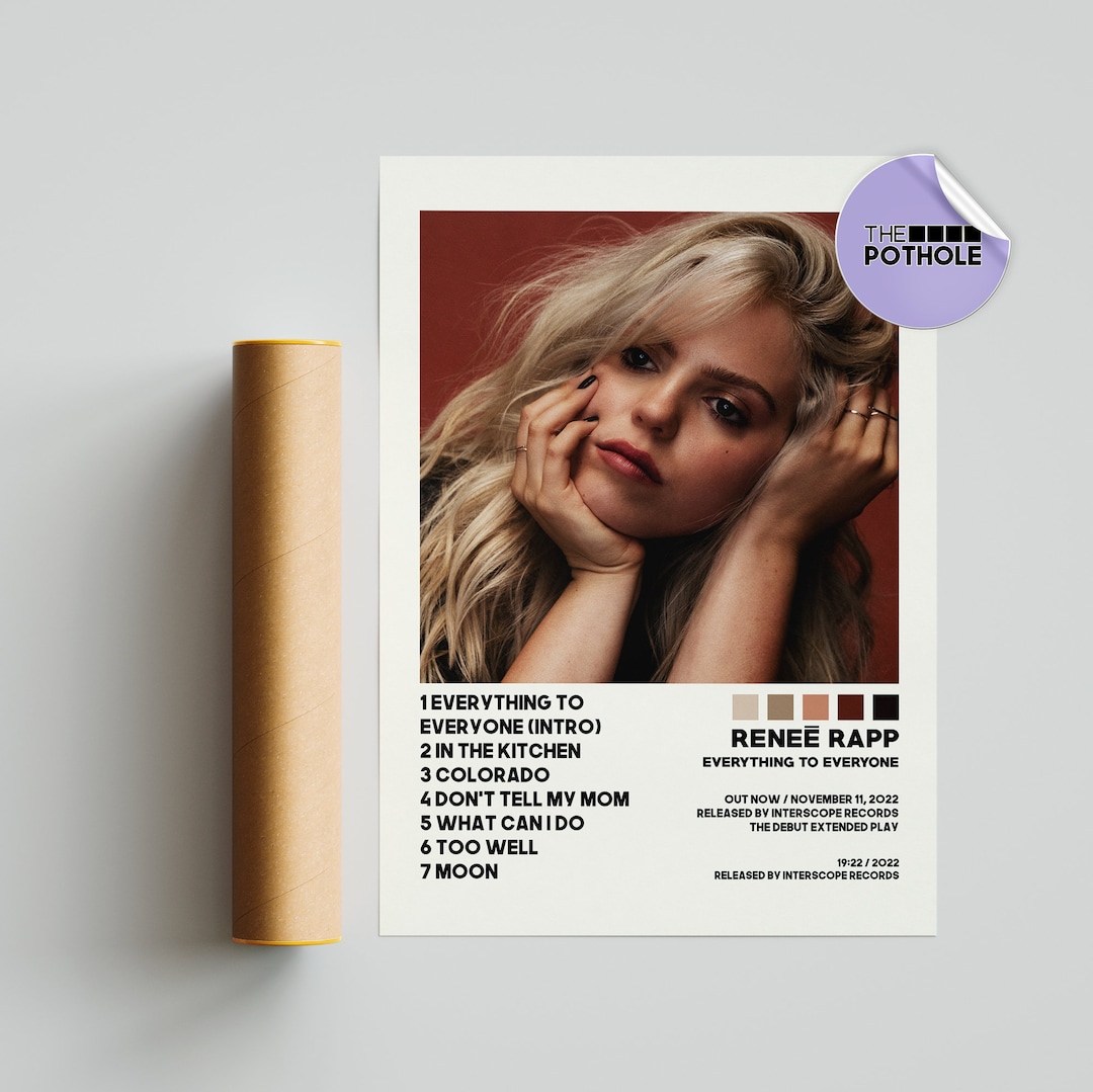 Reneé Rapp Posters / Everything to Everyone Poster / Album Cover Poster ...