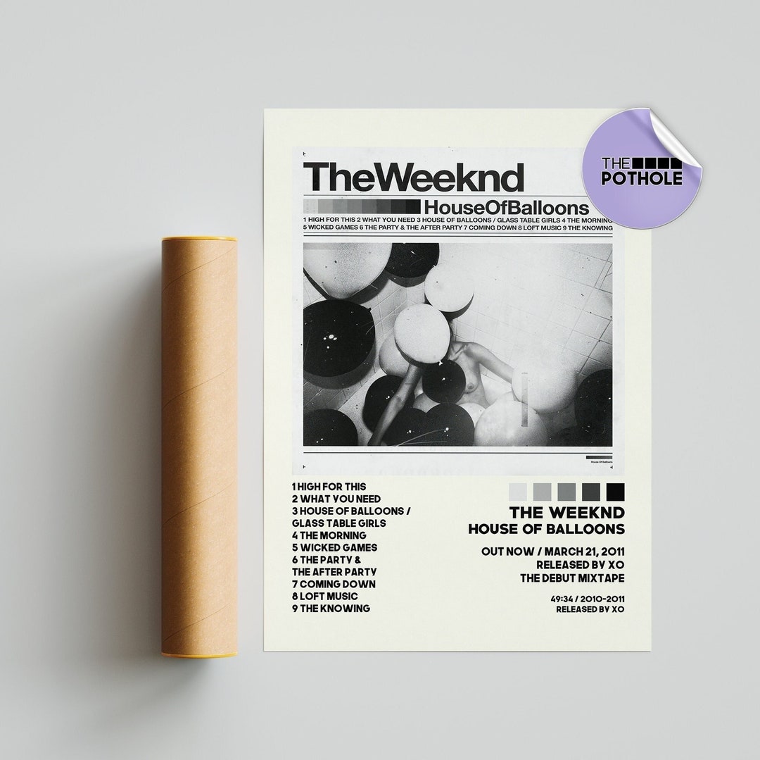 The Weeknd Posters / House of Balloons Poster / the Weeknd, Album Cover ...