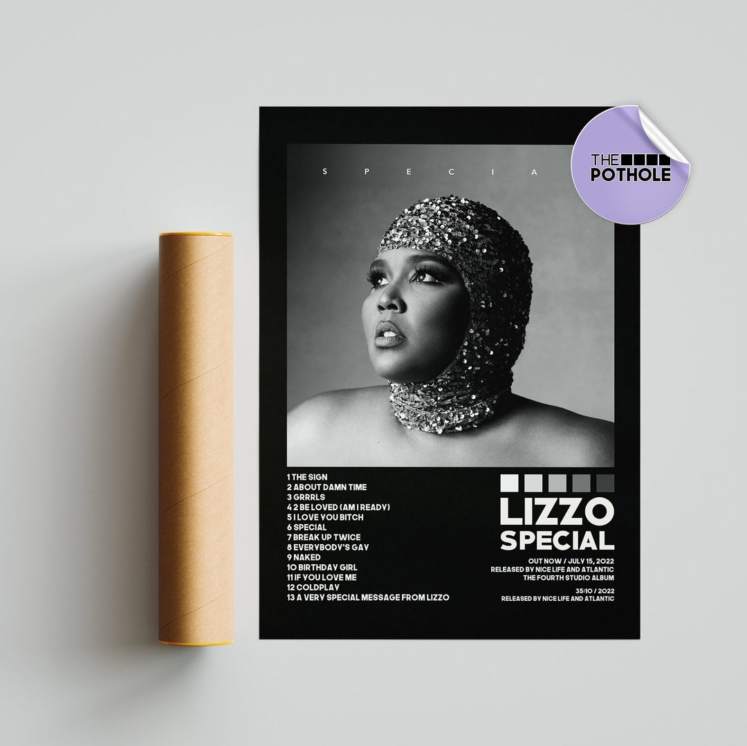 Lizzo Poster Special Poster Lizzo, Special, Tracklist Album Cover ...