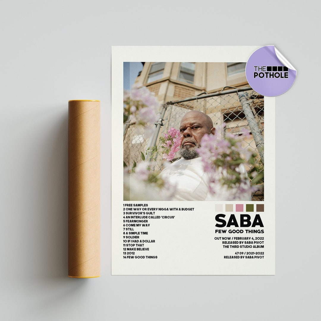 Saba Poster / Few Good Things Poster / Album Cover Poster, Poster Print ...