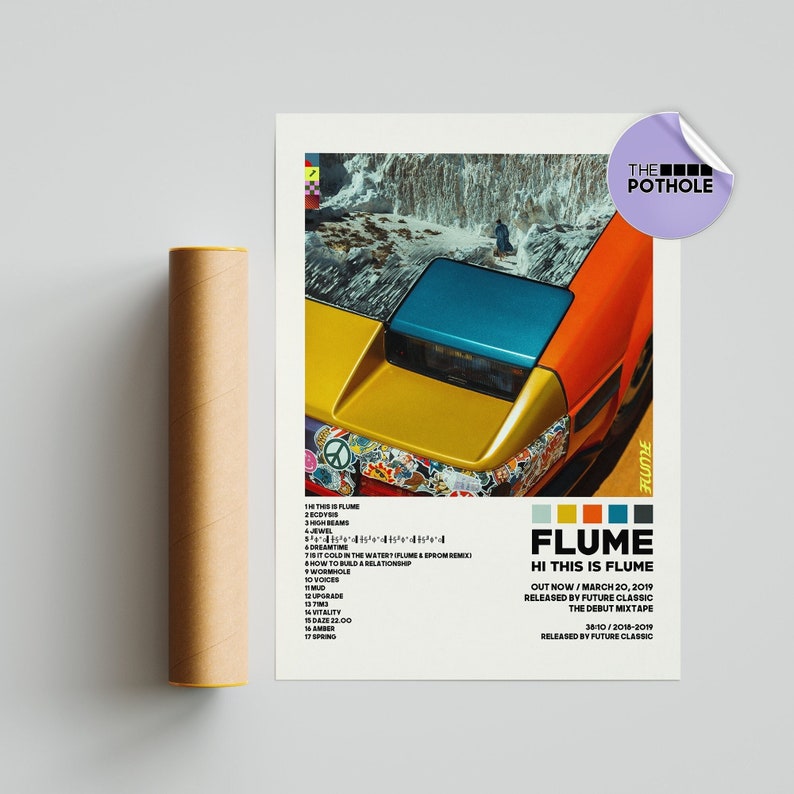 Flume Posters / Hi This is Flume Poster / Album Cover Poster / Poster ...