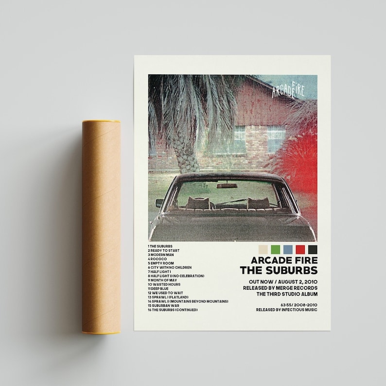 Arcade Fire Posters / the Suburbs Poster, Album Cover Poster, Poster ...