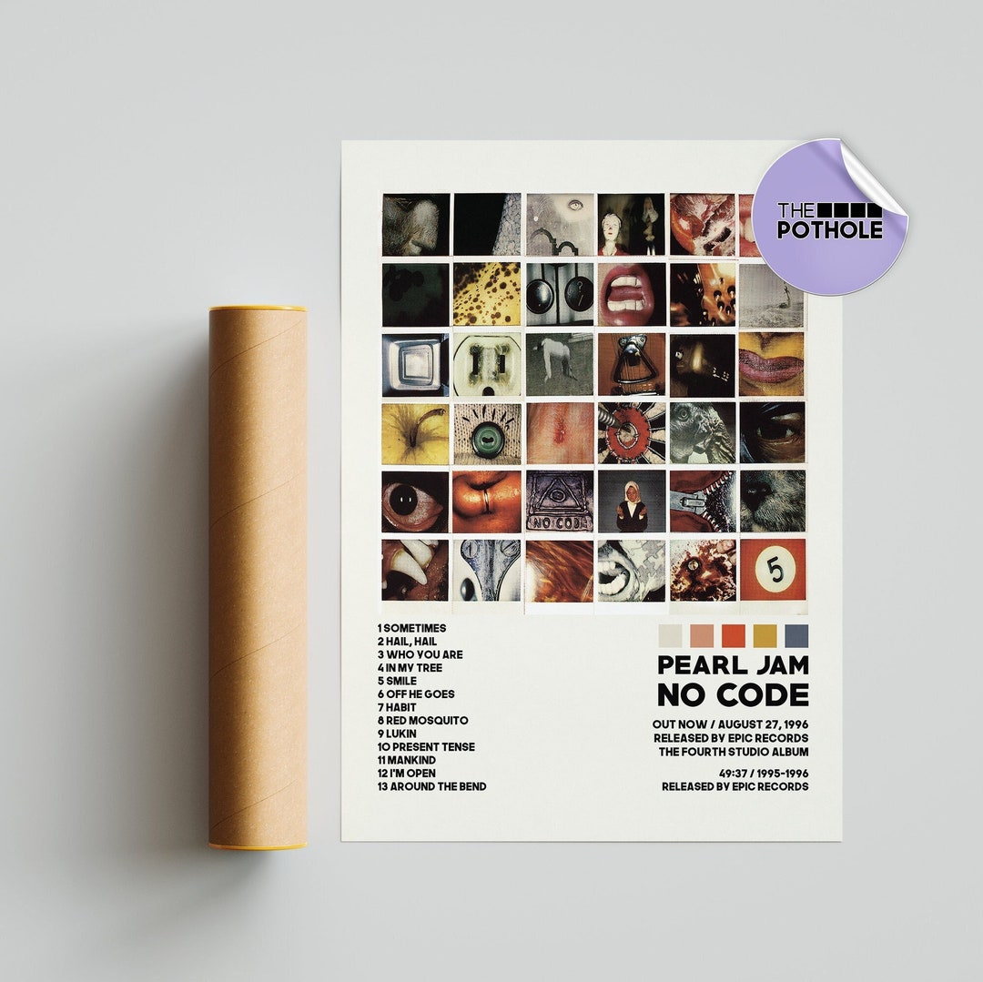 Pearl Jam Posters, No Code Poster, Pearl Jam, No Code, Album Cover ...
