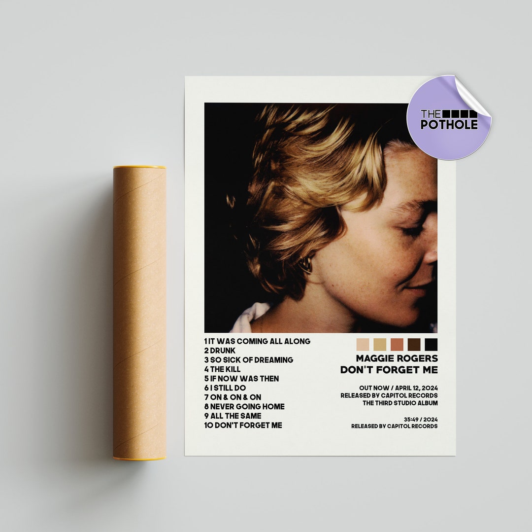 Maggie Rogers Posters / Dont Forget Me Poster / Album Cover Poster ...