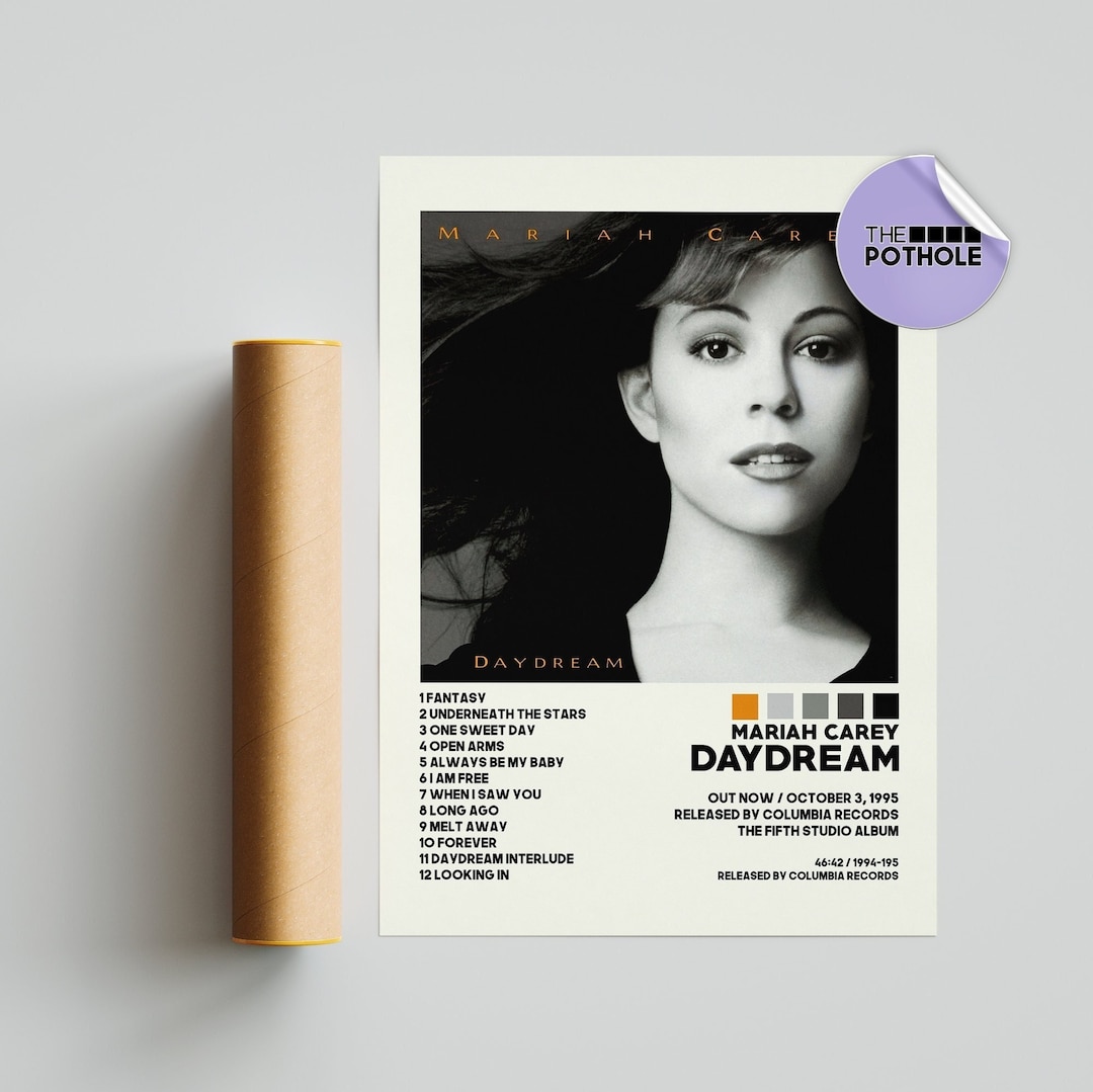 Mariah Carey Posters / Daydream Poster / Mariah Carey Daydream / Album Cover Poster / Poster ...