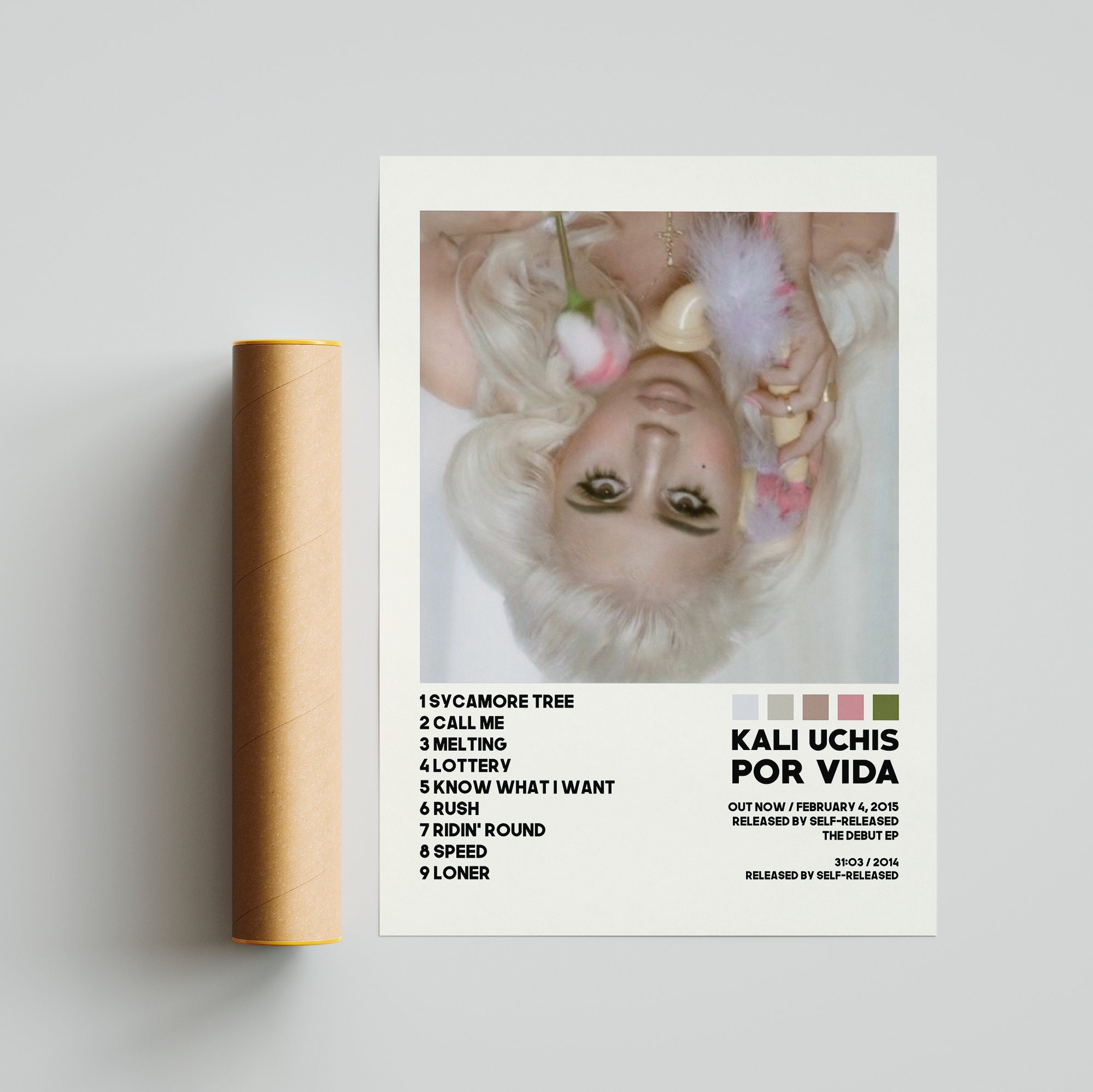 Kali Uchis Posters, Por Vida Poster, Album Cover Poster, Poster Print ...
