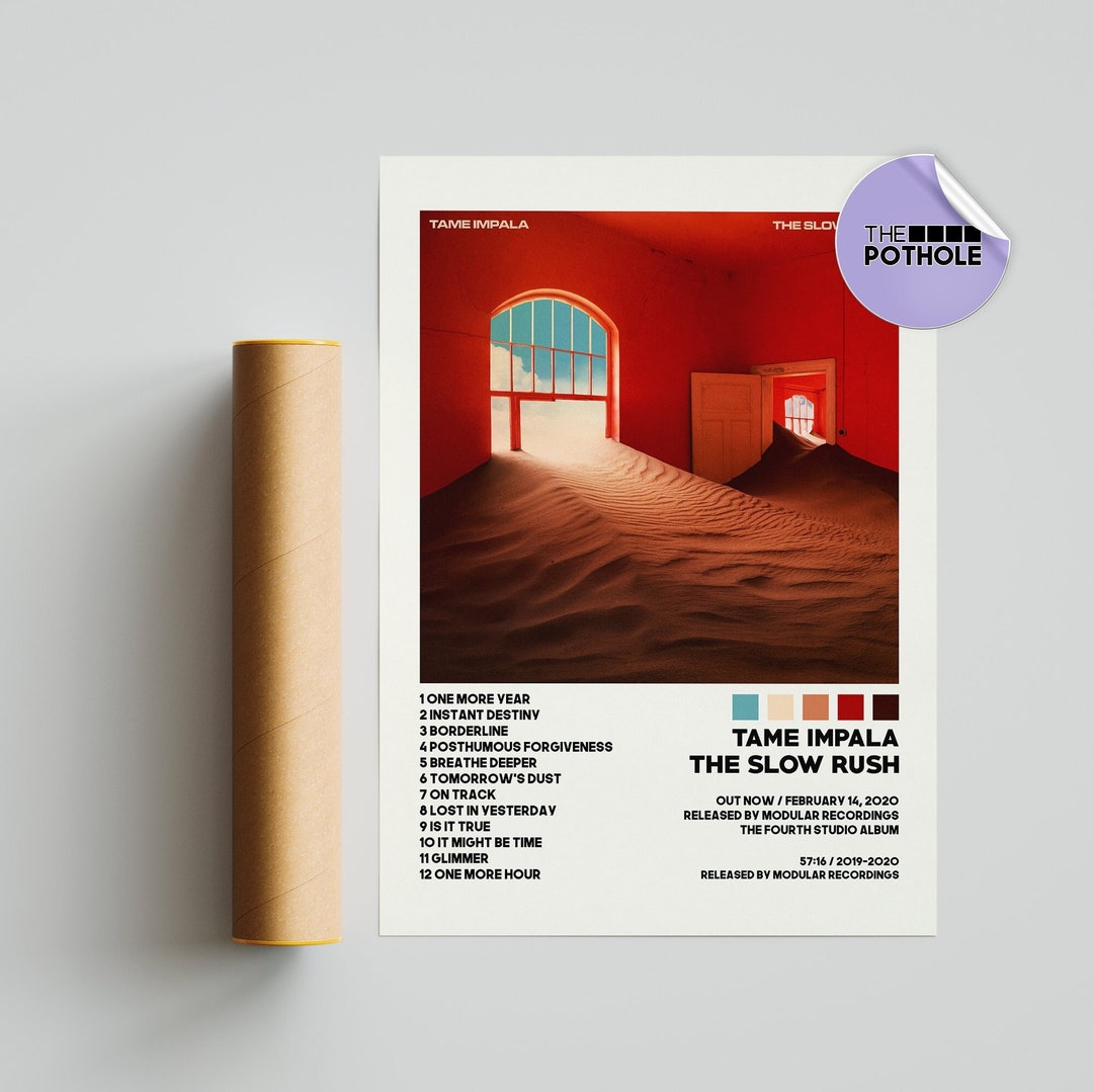 Tame Impala Poster / the Slow Rush Poster / Album Cover / Poster Print ...