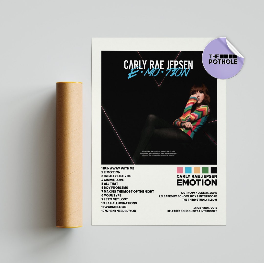Carly Rae Jepsen Posters / Emotion Poster / Album Cover Poster, Poster ...