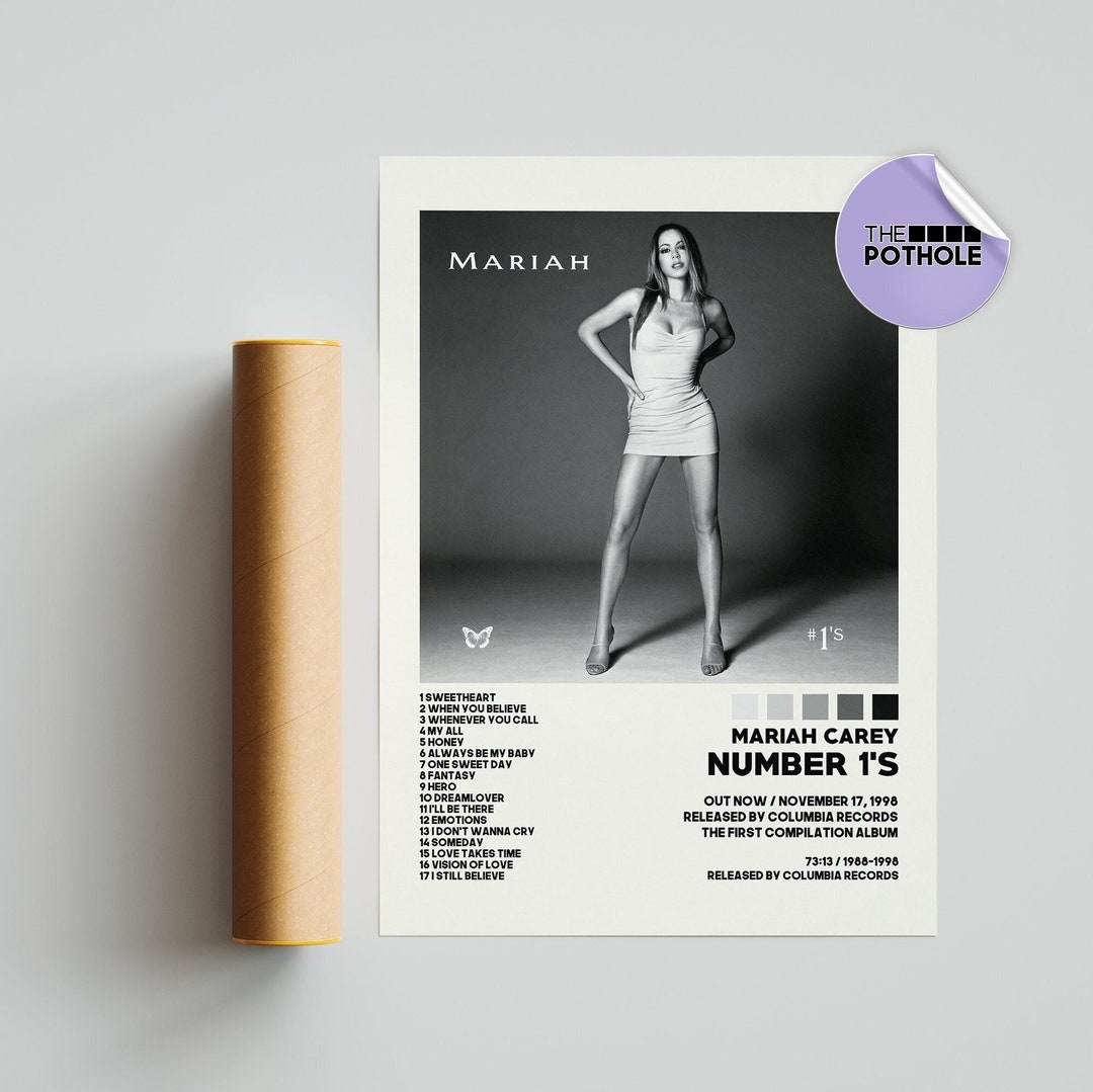 Mariah Carey Posters / Number 1s Poster / Mariah Carey Number 1s ...