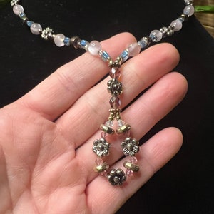 Beaded Loop Pendant Clasp Necklace - Etsy