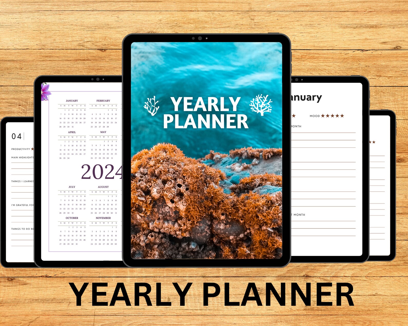 YEARLY PLANNER 2022 2023 2024 2025,yearly to Do List,wall Planner,year ...