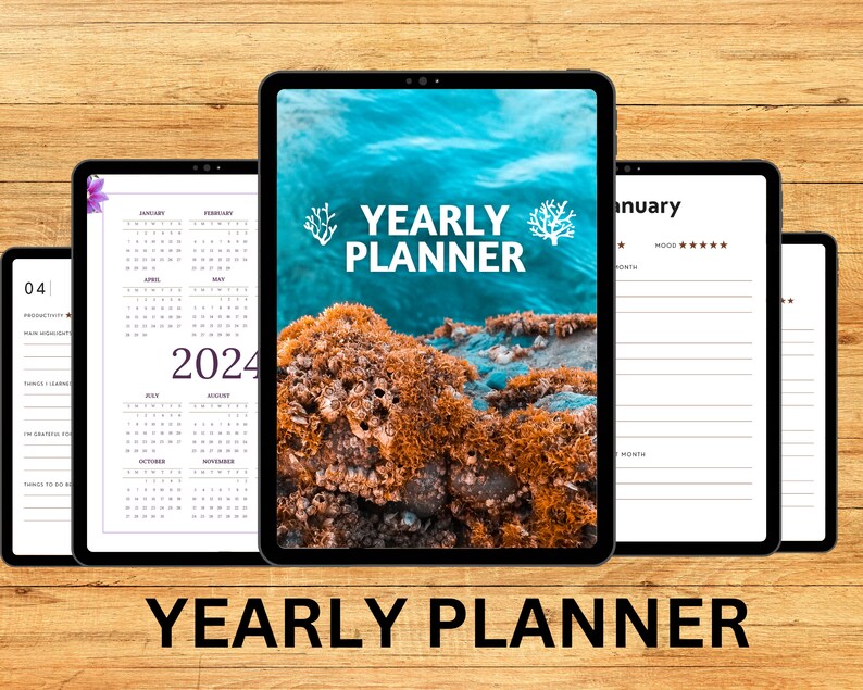 YEARLY PLANNER 2022 2023 2024 2025,yearly to Do List,wall Planner,year ...