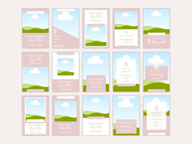 Bubblegum Pink Pinterest Pin Templates Pinterest Templates Canva ...