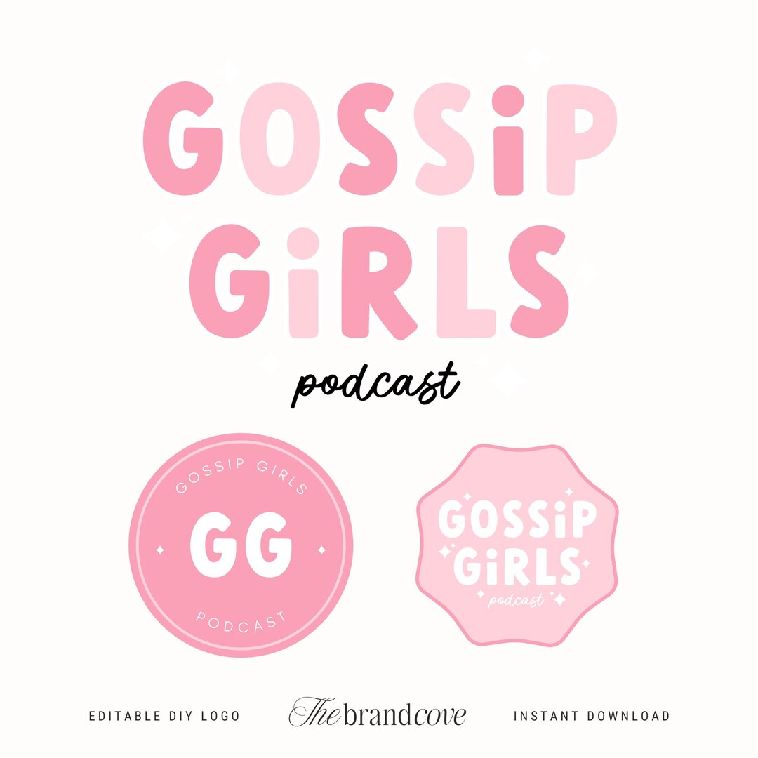 Editable Logo Design | DIY Podcast Logo | Retro Podcast Logo ...