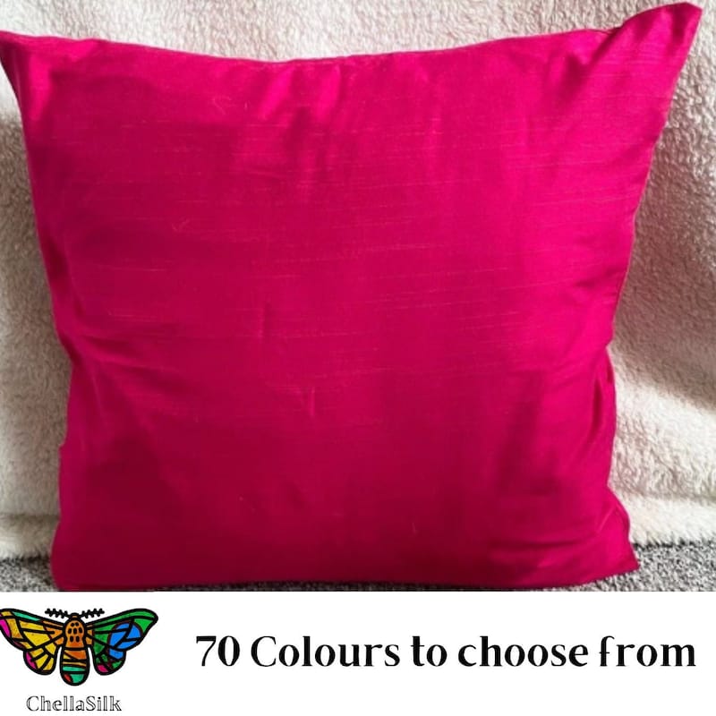Cushions Silk Cushion - Etsy UK
