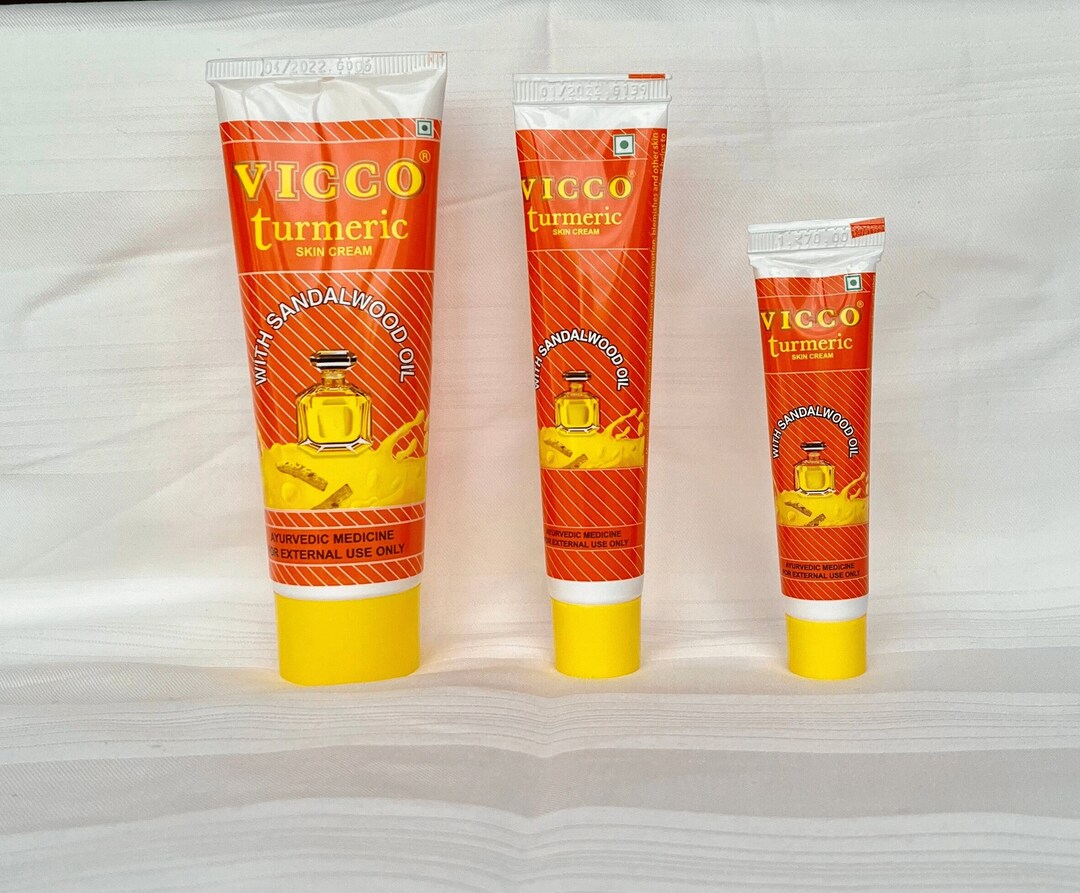 Vicco Turmeric Skin Cream With Sandalwood Oil Ayurvedic - Etsy
