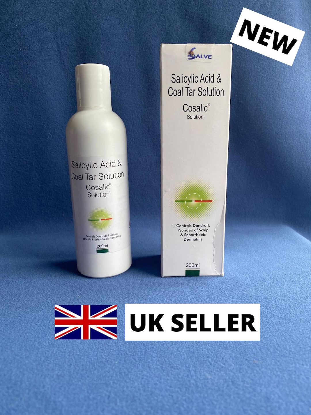 Salve Coal Tar and Salicylic Acid Anti Dandruff Solution Shampoo 200ml ...