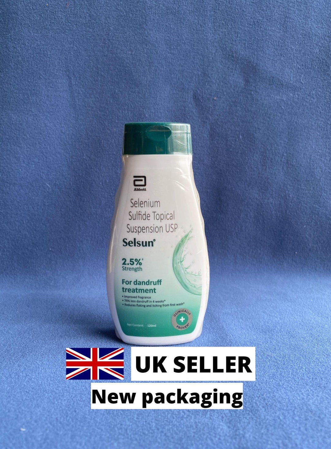 Anti Dandruff Abbott Selsun Shampoo With 2.5% Selenium Sulfide for ...