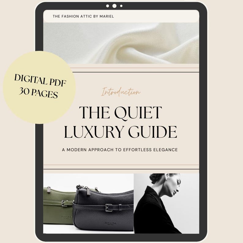 Quiet Luxury Guide | A Modern Approach to Effortless Elegance ...