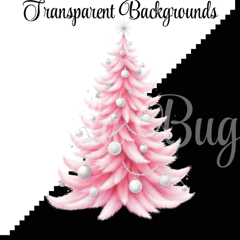 Christmas Tree Clipart Bundle | 20 PNG Transparent Background ...