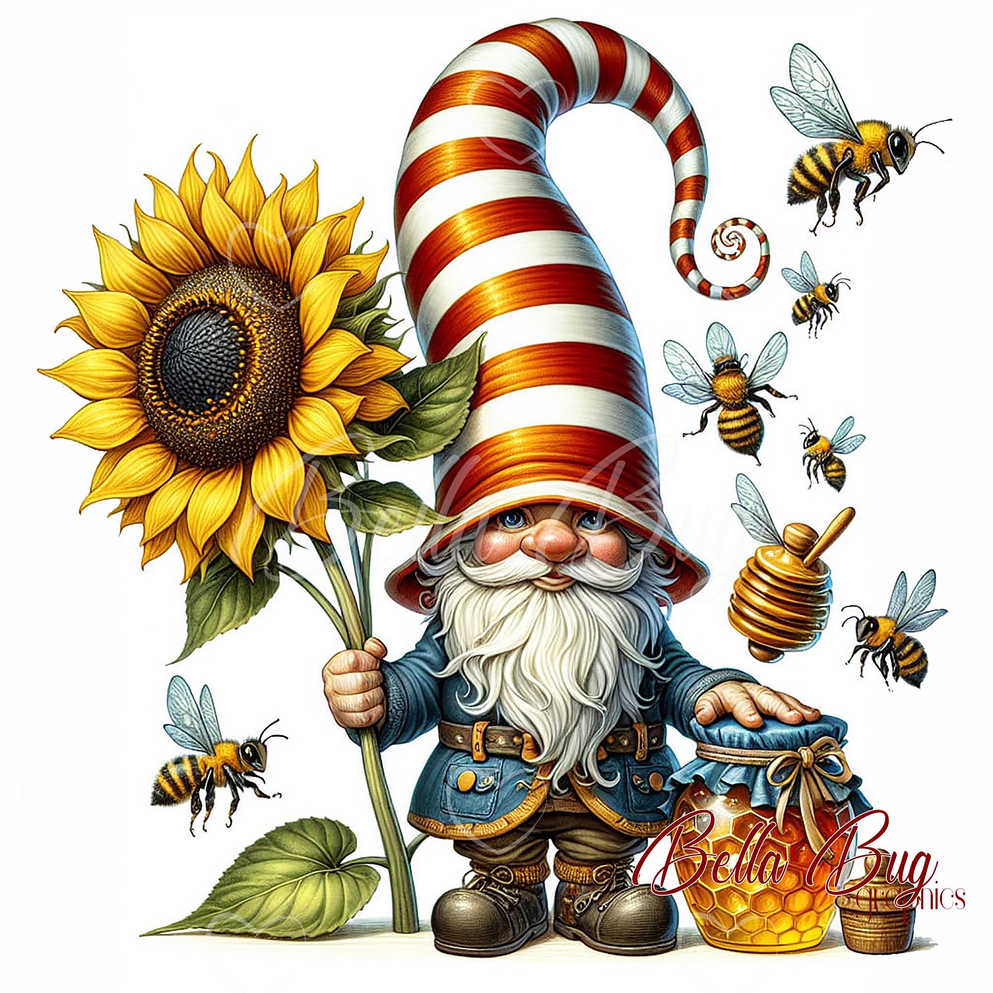 Honey Bee Gnomes Clipart: Whimsical (JPG Bundle) | #9 - Etsy
