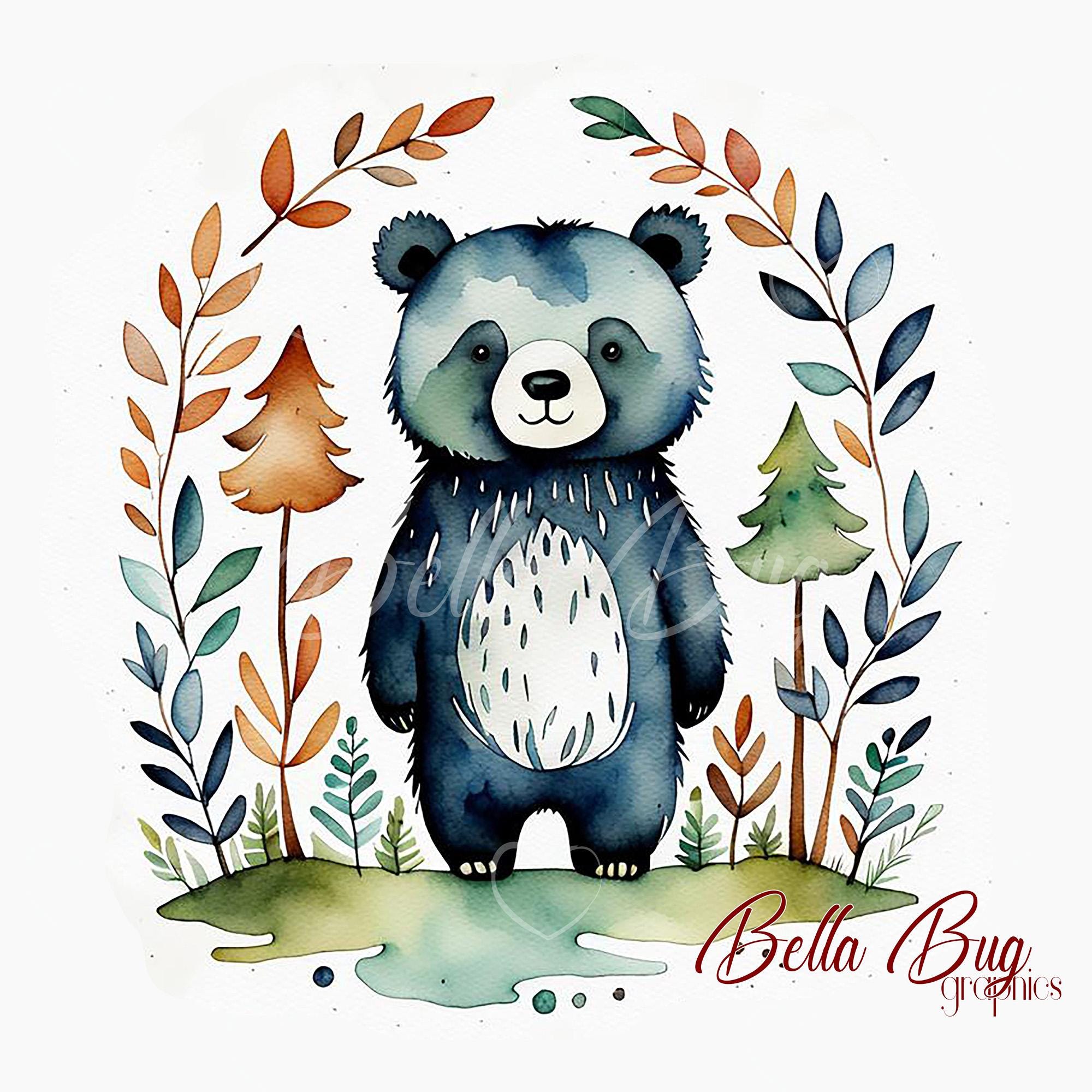 Woodland Friends Clipart Bundle - JPG - Wildlife - Boho Style ...